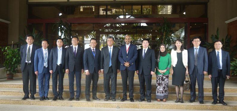 Vice president of CIMC accompanied Secretary Ma Xingrui on a visit to ...